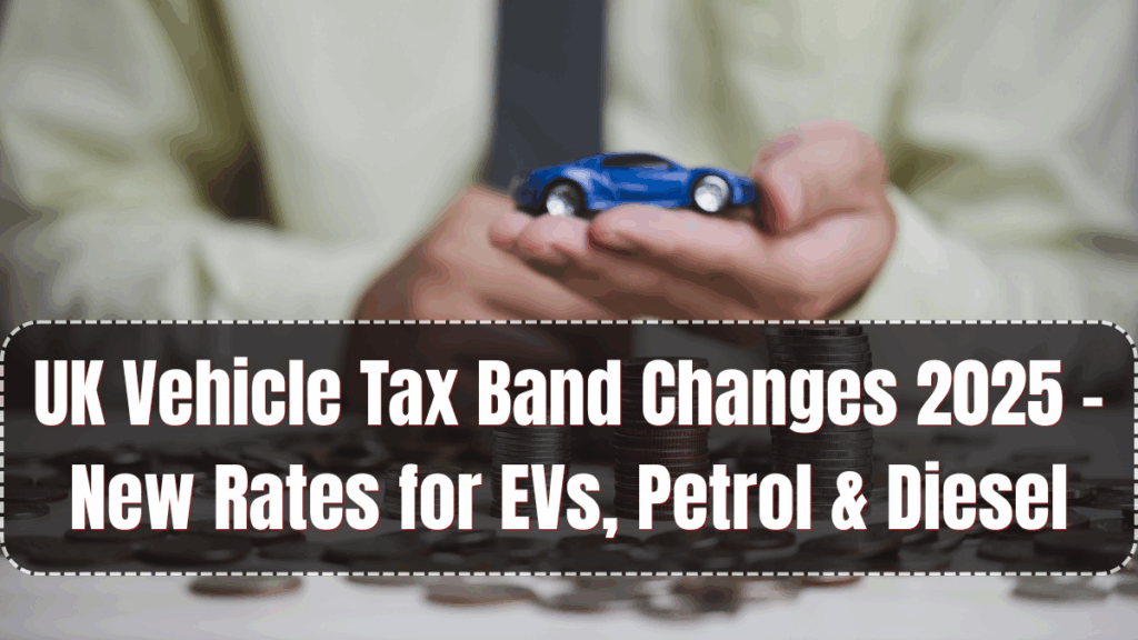 UK Vehicle Tax Band Changes 2025 – New Rates for EVs, Petrol & Diesel